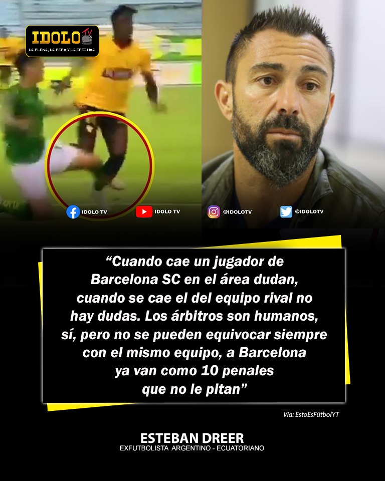 Idolo Tv On Twitter Dreer Afirma Que Árbitros Perjudican A Barcelona‼