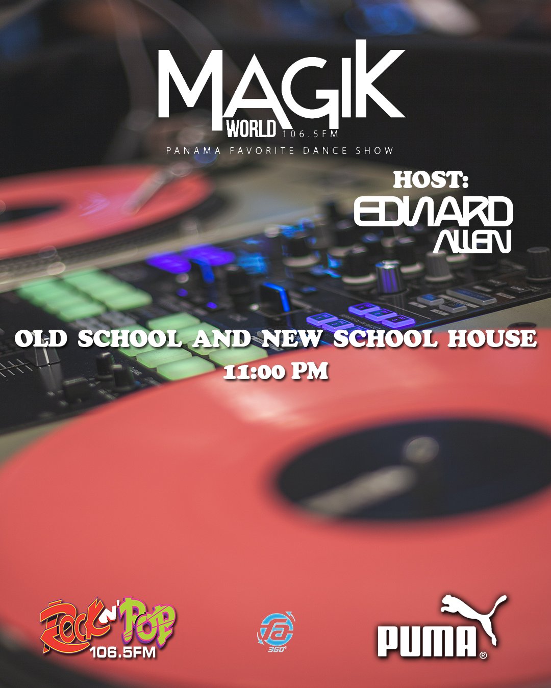 Magik World on Twitter: "Today Old School and New School House por 📻 @RocknPop1065 con 🎧 desde ...