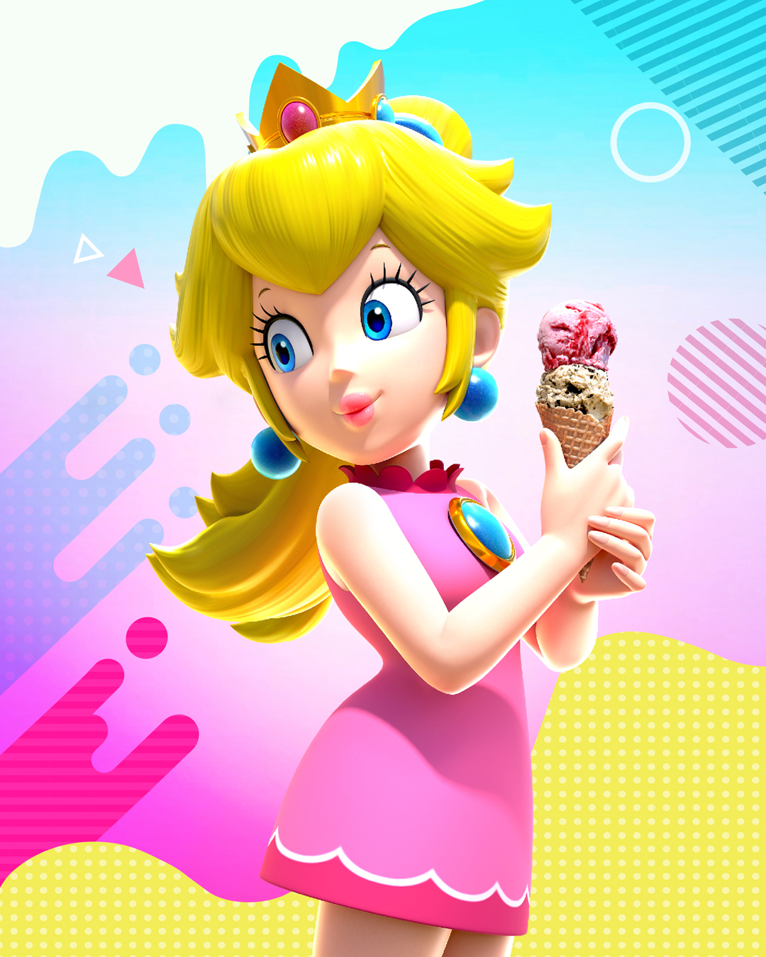 Nintendo comparte este nuevo y detallado render oficial de la Princesa ... Nintendo comparte este nuevo y detallado render oficial de la Princesa ...