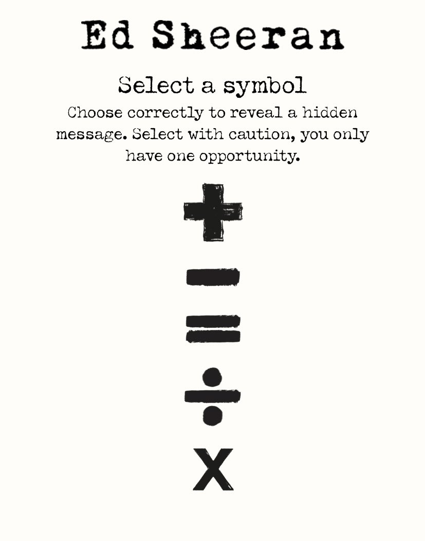 Ed Sheeran Symbol