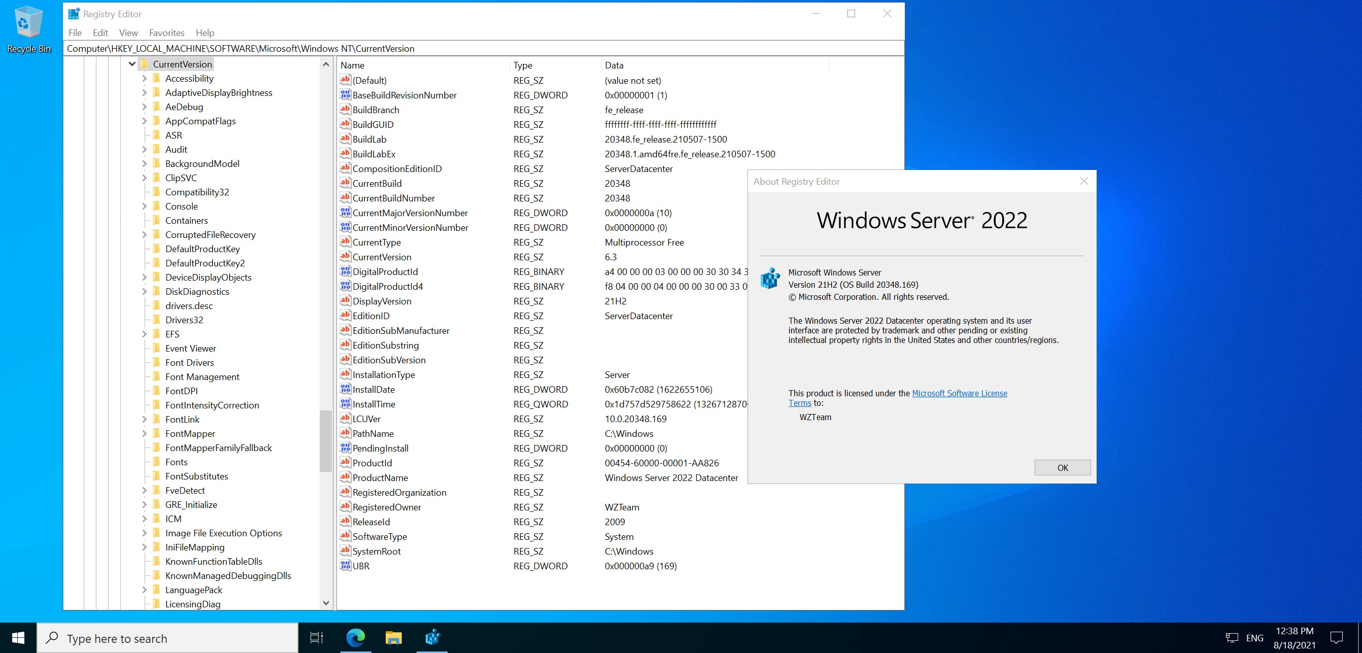 🔮WZor👁️ on Twitter: "😻📢Windows Server 2022 #LTSC (Core + DesktopExperience), Version #21H2, (# ...