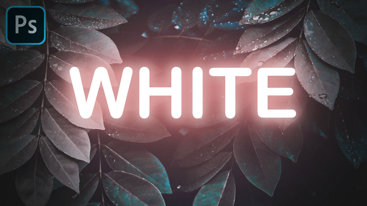 Glowing Text Photoshop