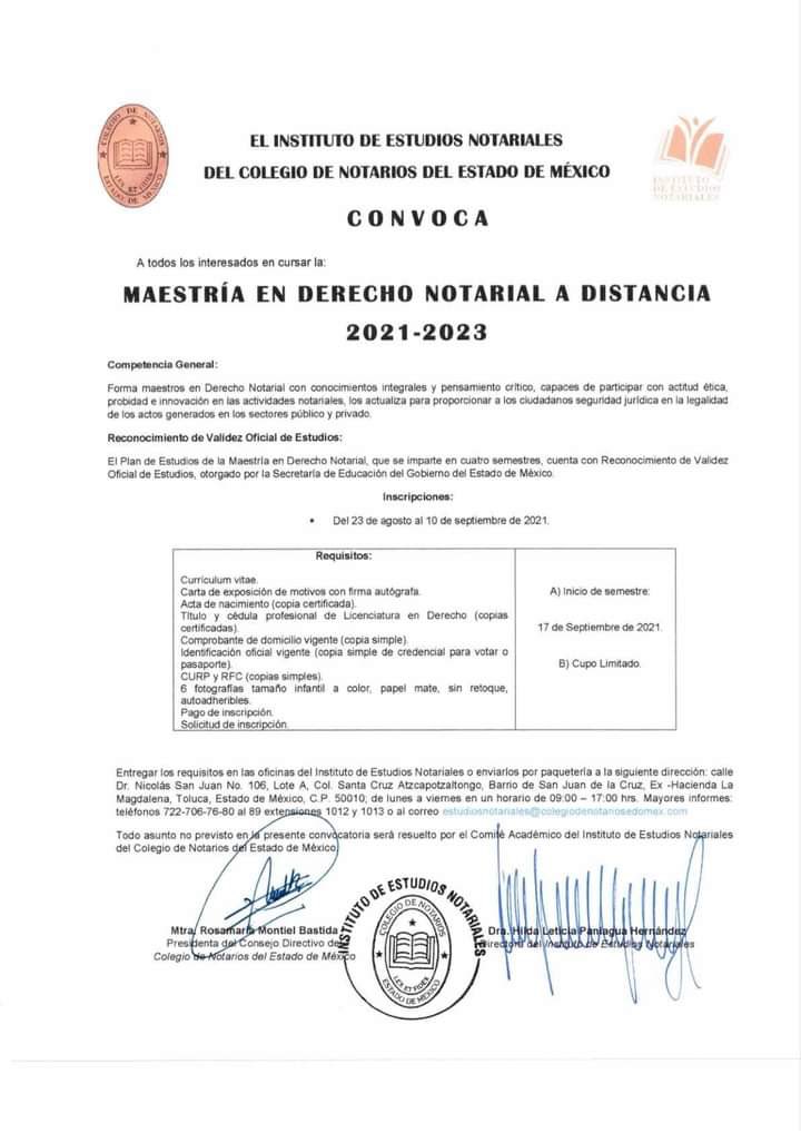Sello Notarial En Carta