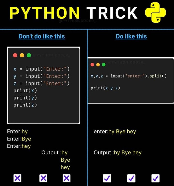 Know Program Programming Coding On Twitter Python Trick 🔥🔥🔥 👉 7851