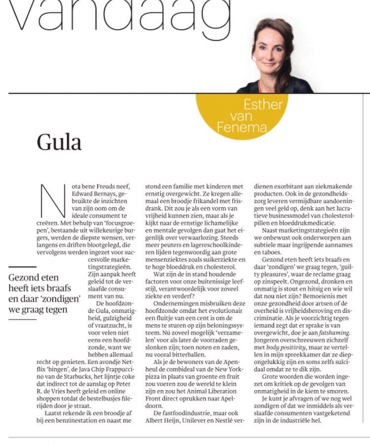 Alex Datema on Twitter: "De vinger wordt hier even op de zere plek gelegd door Esther van Fenema ...