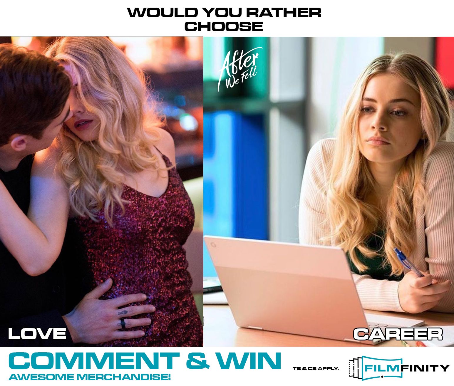 TeamFinity on Twitter: "Your career or love – which would you choose? 😊 Share your answer in the ...