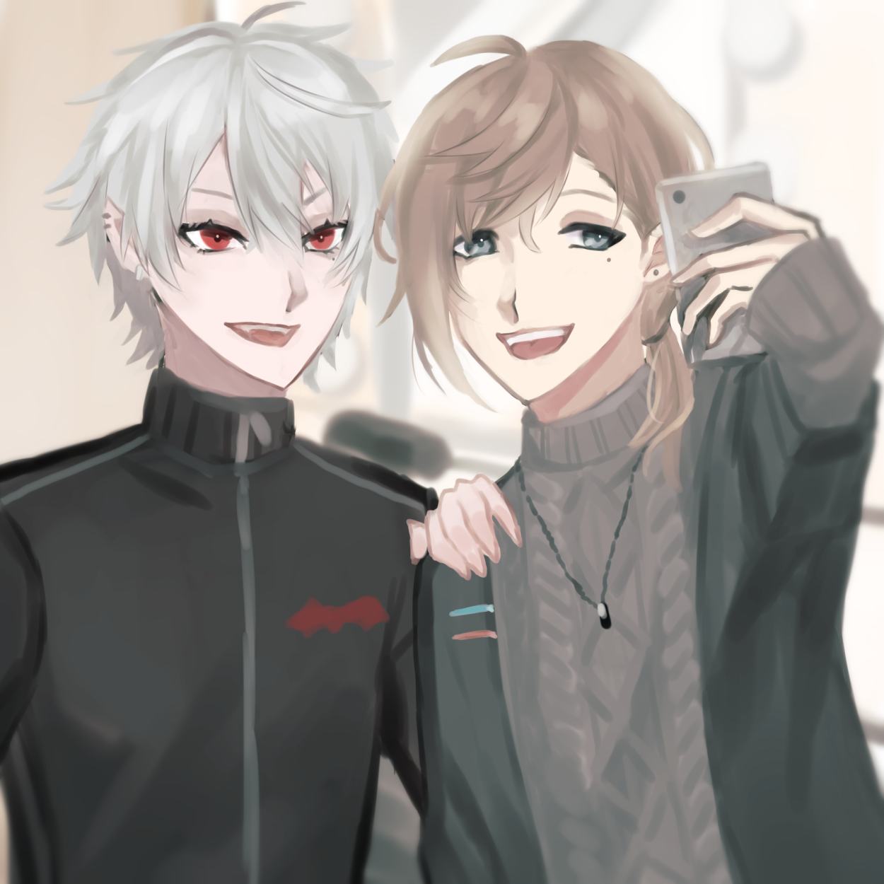 らむこ on Twitter: "楽屋で自撮り #くろのあとりえ #かな絵 #KuzuArt…