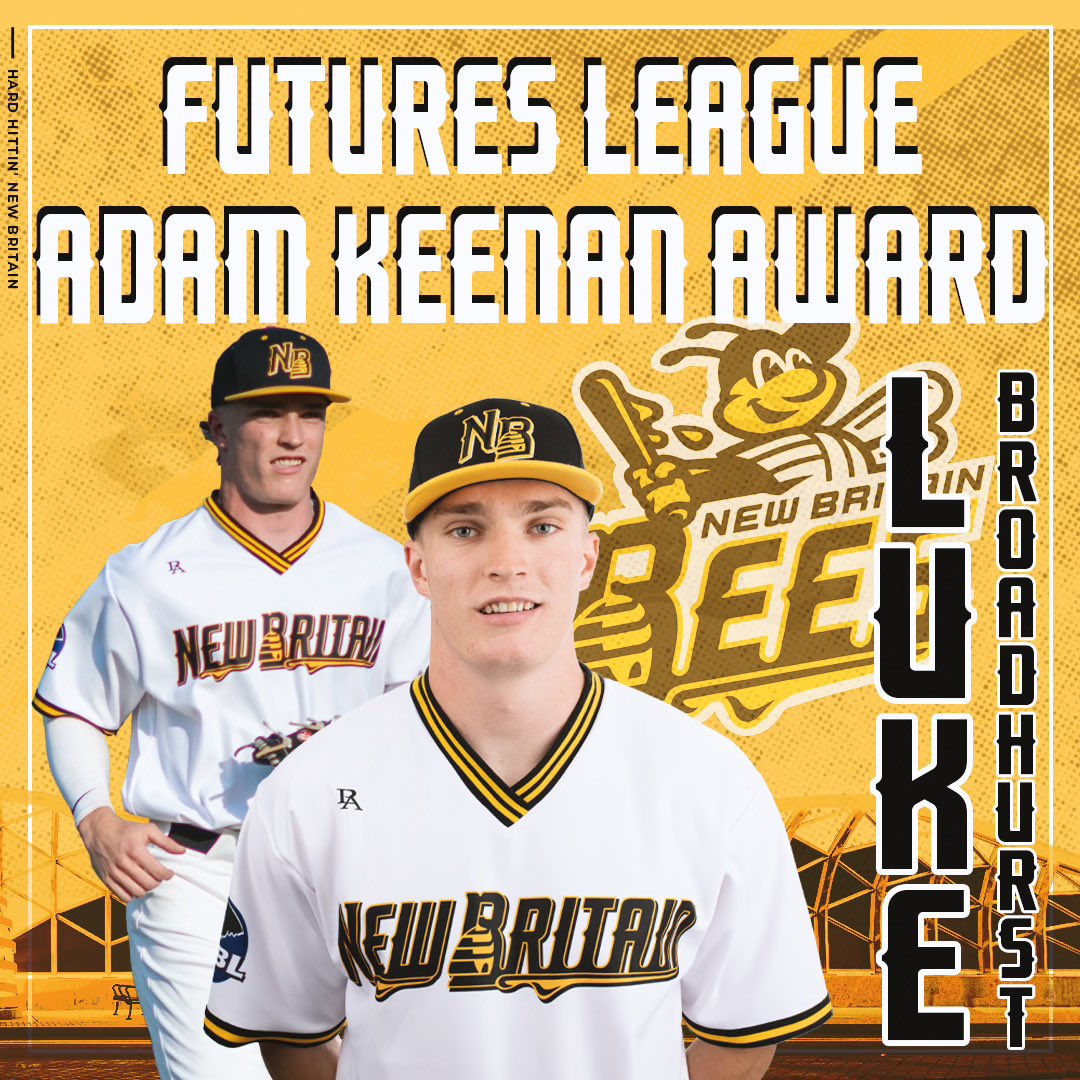 New Britain Bees on Twitter: "We would like to congratulate Luke Broadhurst for being chosen as ...