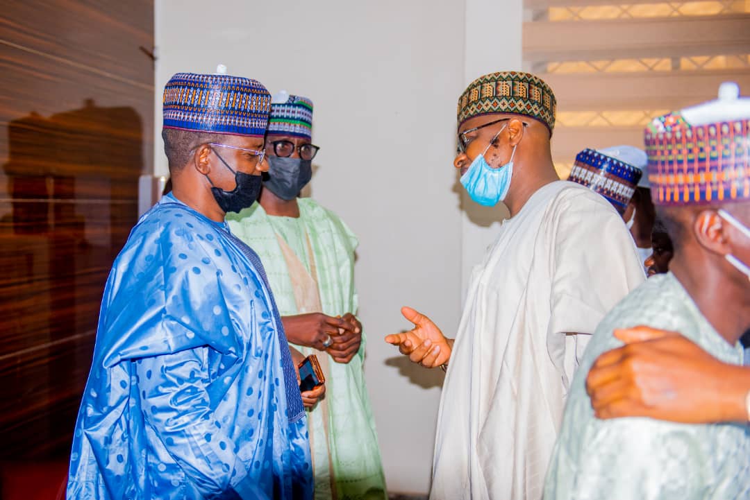 Flew into Kano with my friends and brothers Governor Bello Matawalle of ...