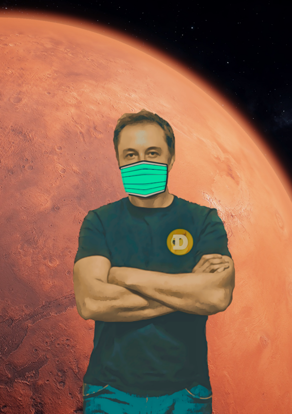 SCG NFT on Twitter: ""Elon Mask on Mars" #NFT by SCG available on @Opensea ️ https://t.co ...