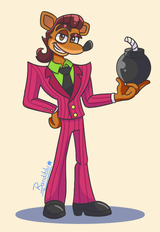 Crash Bandicoot Pinstripe Potoroo