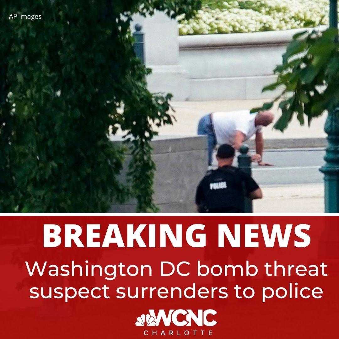 WCNC Charlotte on Twitter: "BOMB THREAT SUSPECT ARRESTED: U.S. Capitol Police confirmed that ...