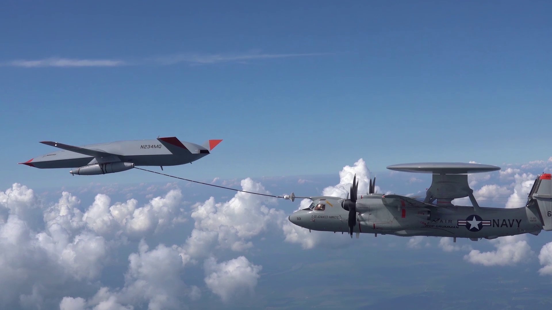 U.S. Navy on Twitter: "Another first for the future #USNavy Carrier Air Wing (CVW) as the MQ-25 ...