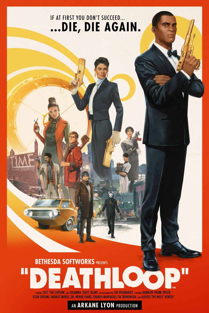 Bethesda on Twitter: "Our “Deep Dive into DEATHLOOP” panel with developers Dinga Bakaba, Dana ...