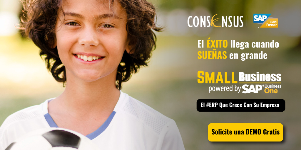 Consensus Colombia on Twitter: "𝐒𝐦𝐚𝐥𝐥 𝐁𝐮𝐬𝐢𝐧𝐞𝐬𝐬 es el #ERP 𝐏𝐚𝐫𝐚 𝐮𝐧𝐚 𝐞𝐦𝐩𝐫𝐞𝐬𝐚 𝐩𝐞𝐪𝐮𝐞𝐧̃𝐚 𝐜𝐨𝐧 𝐠𝐫𝐚𝐧𝐝𝐞𝐬 ...