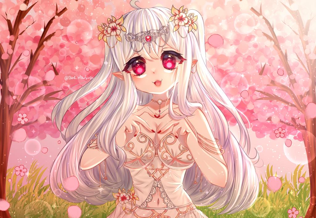 🌿* . °· 🌸꒰ ikoni ꒱🌸·° *🌿 on Twitter: "⛦ @OnishiMay ⛦ ilustracion que hice con mi tabletita ...