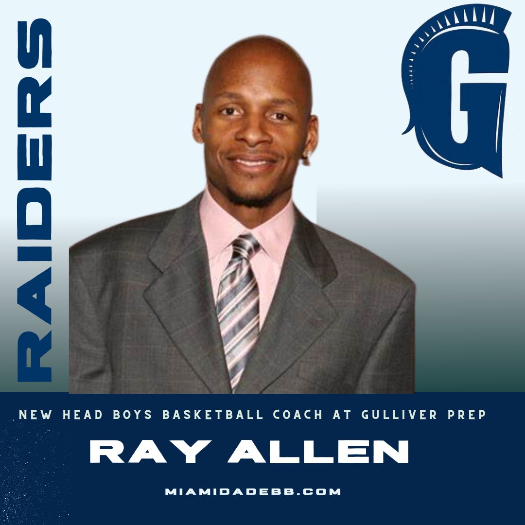 NBA Legend Ray Allen Named Head Basketball Coach at Gulliver Prep in ...
