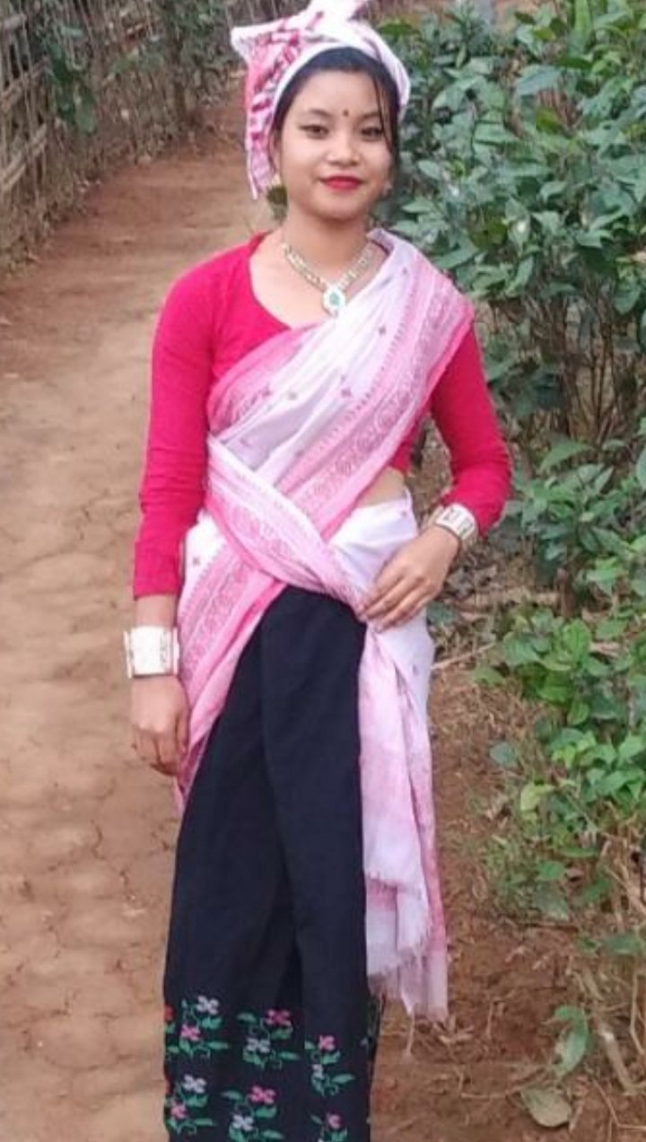 Boron Sing Teron on Twitter: "Traditional of bihu Dance dress…