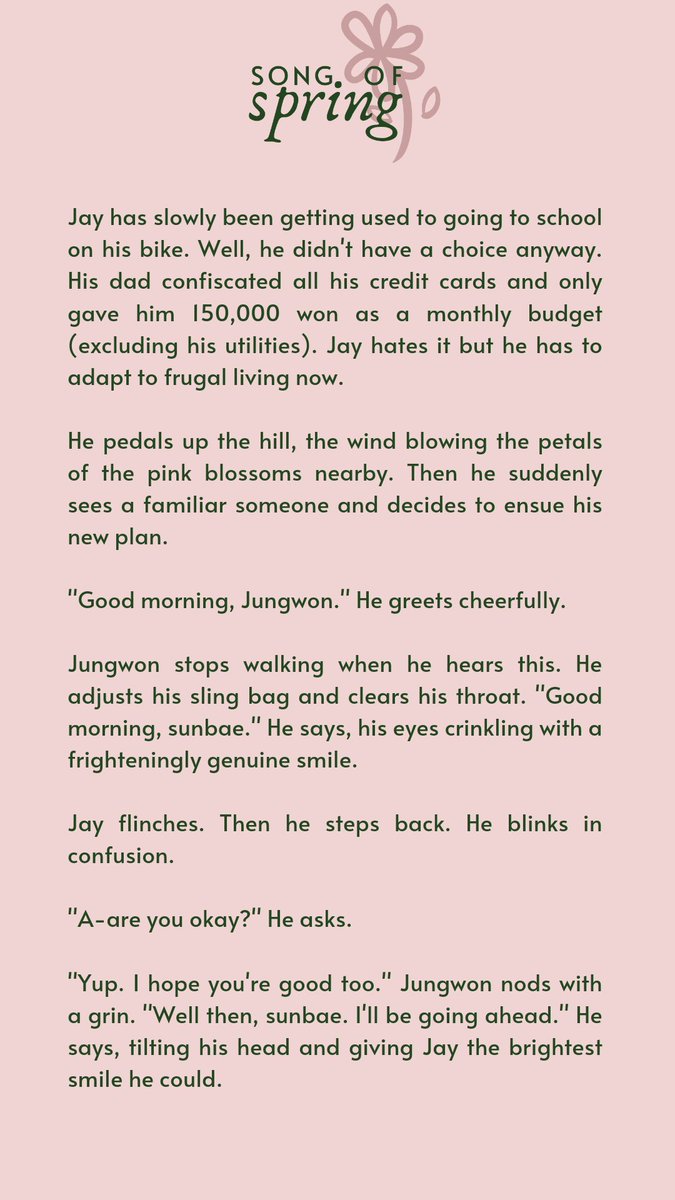 erin 🌿 comms are open ! on Twitter: "~ Song of Spring ~ [ a jaywon au ...