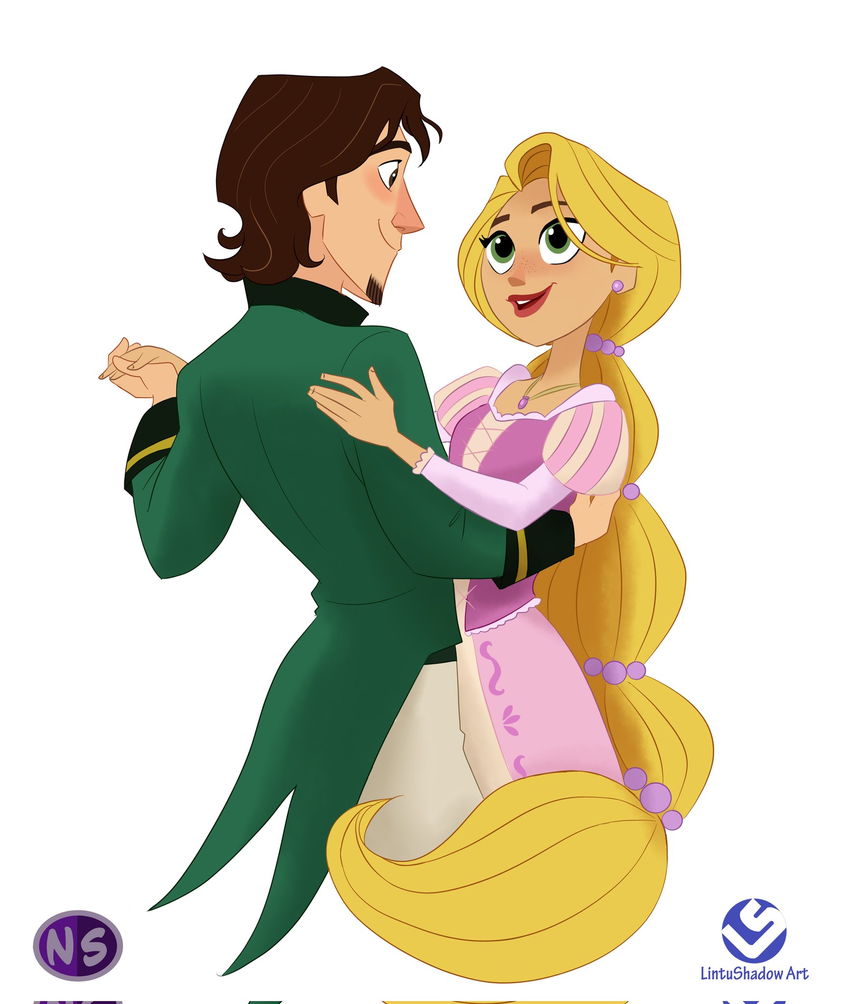 Tangled Rapunzel Flynn Rider Dancing