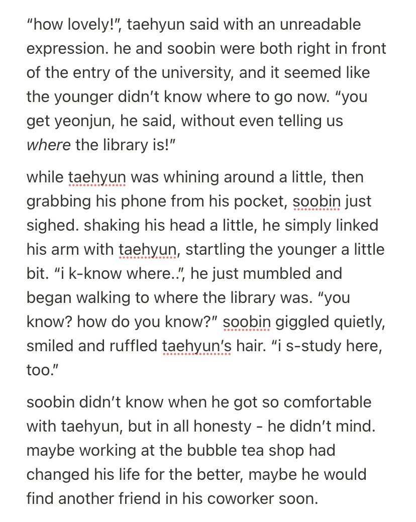 𖧵 ongoing taebin au 📌 on Twitter: "151. sighs…