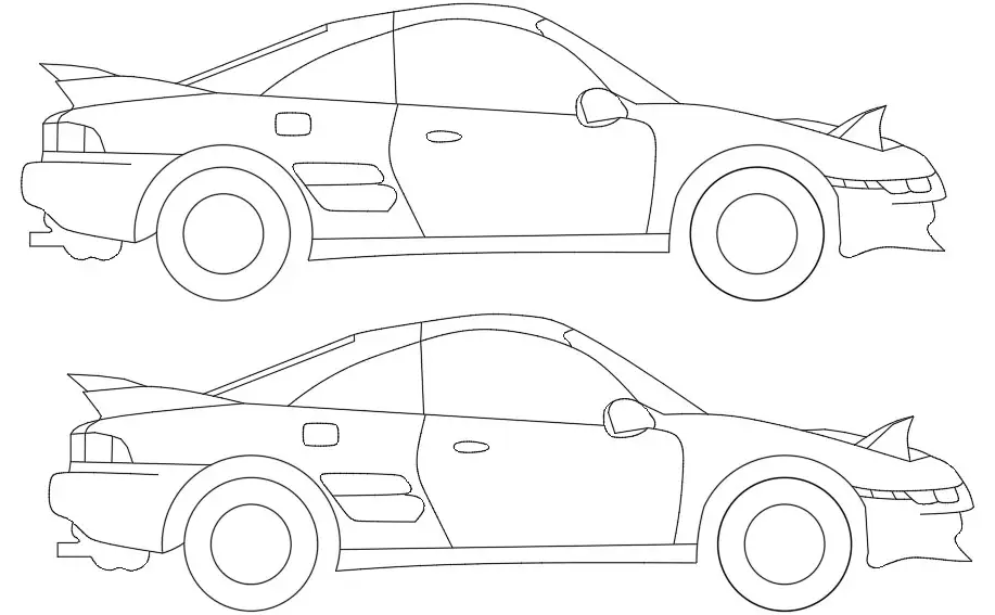Autocad Car Design