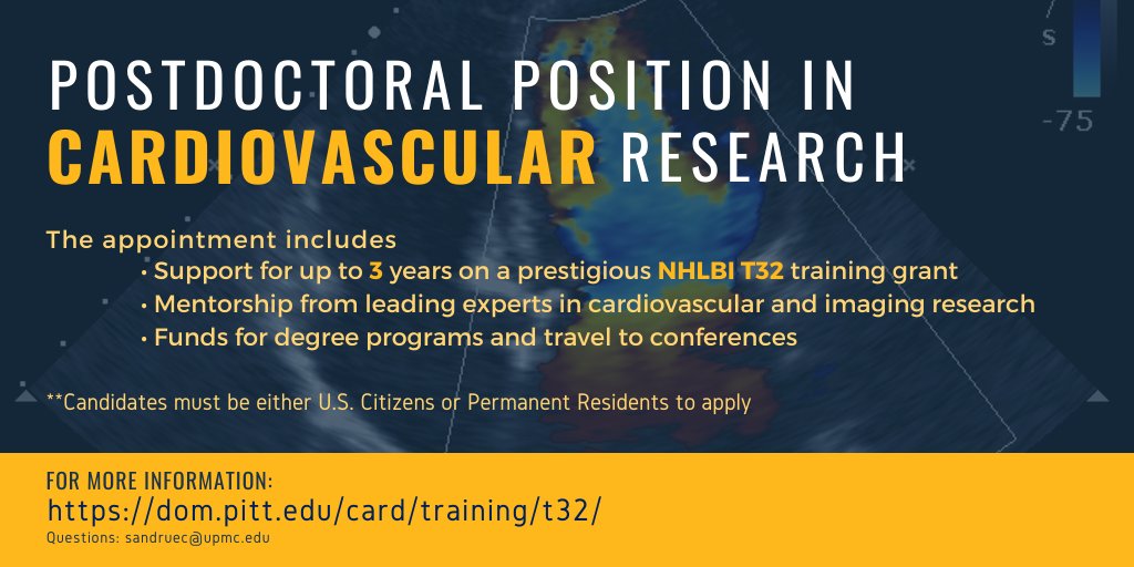 Vascular Med. Inst. on Twitter: "Are you a postdoc interested in ...