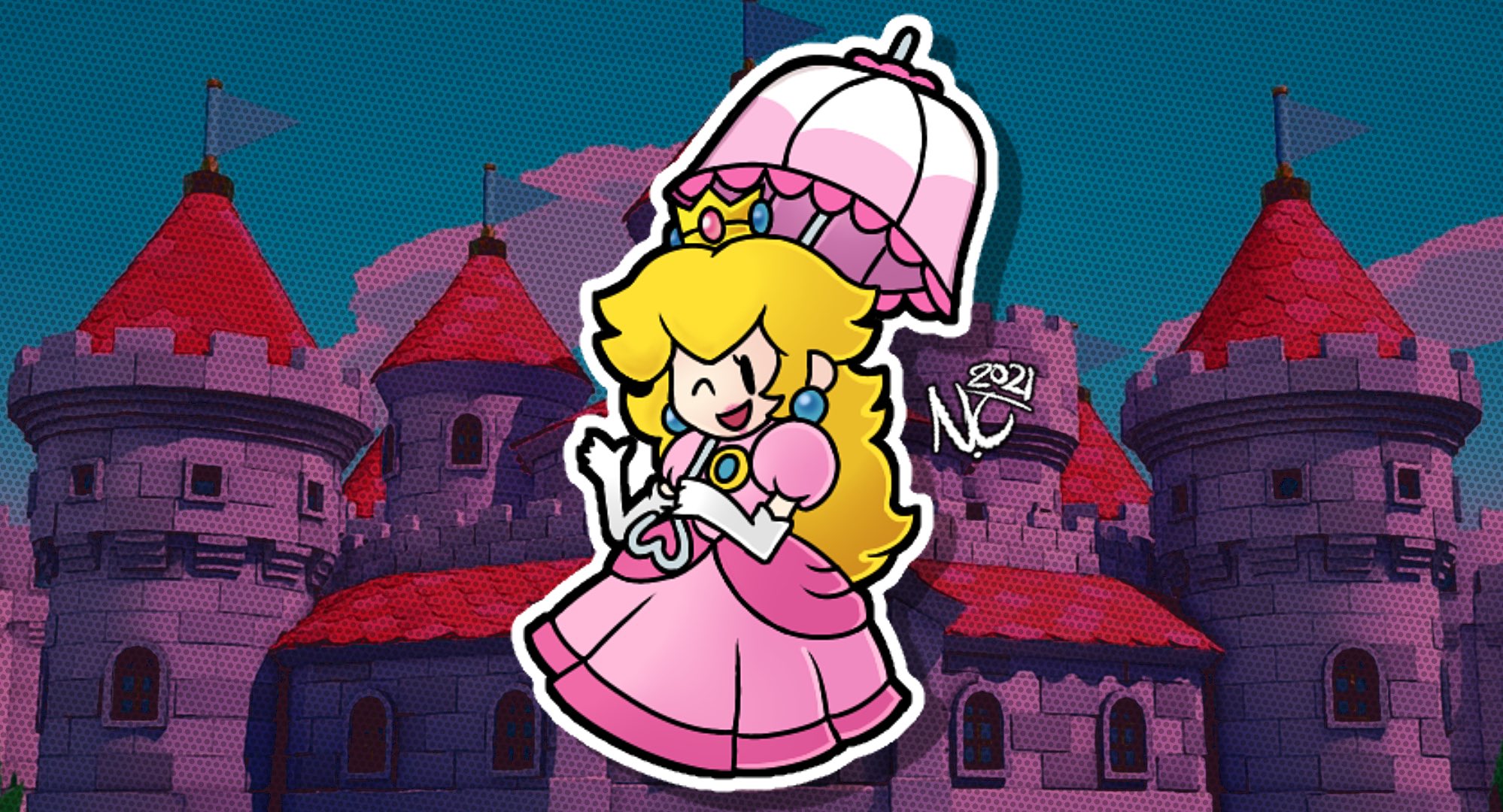 Carta Principessa Peach Super Paper Mario The Princess Peach Paper