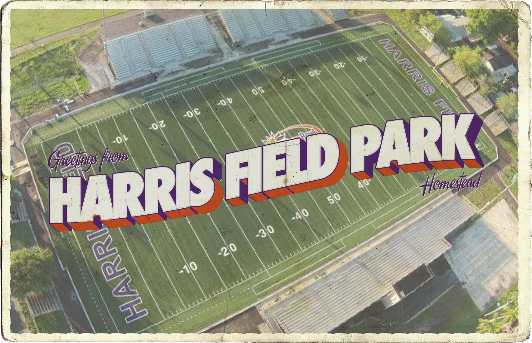 Aerial View Of Youth Football Complex