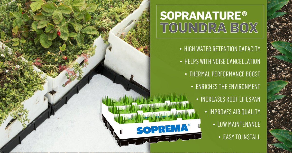 SOPREMA USA on Twitter: "Build your dream green roof with the SOPRANATURE Toundra Box! The pre ...