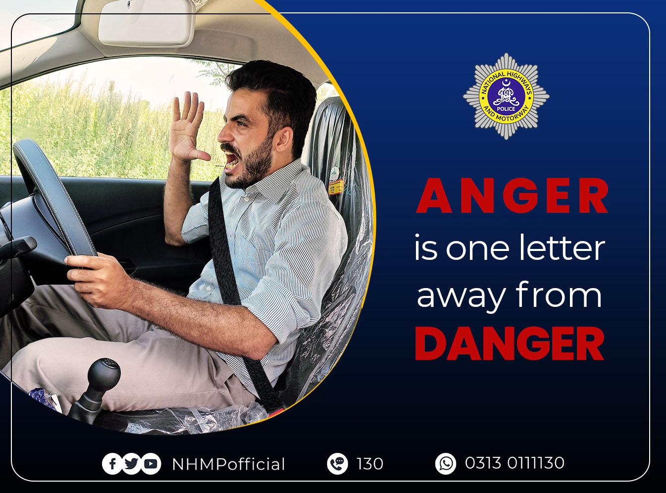 National Highways & Motorway Police (NHMP) on Twitter: "People who fly into a rage always make a ...