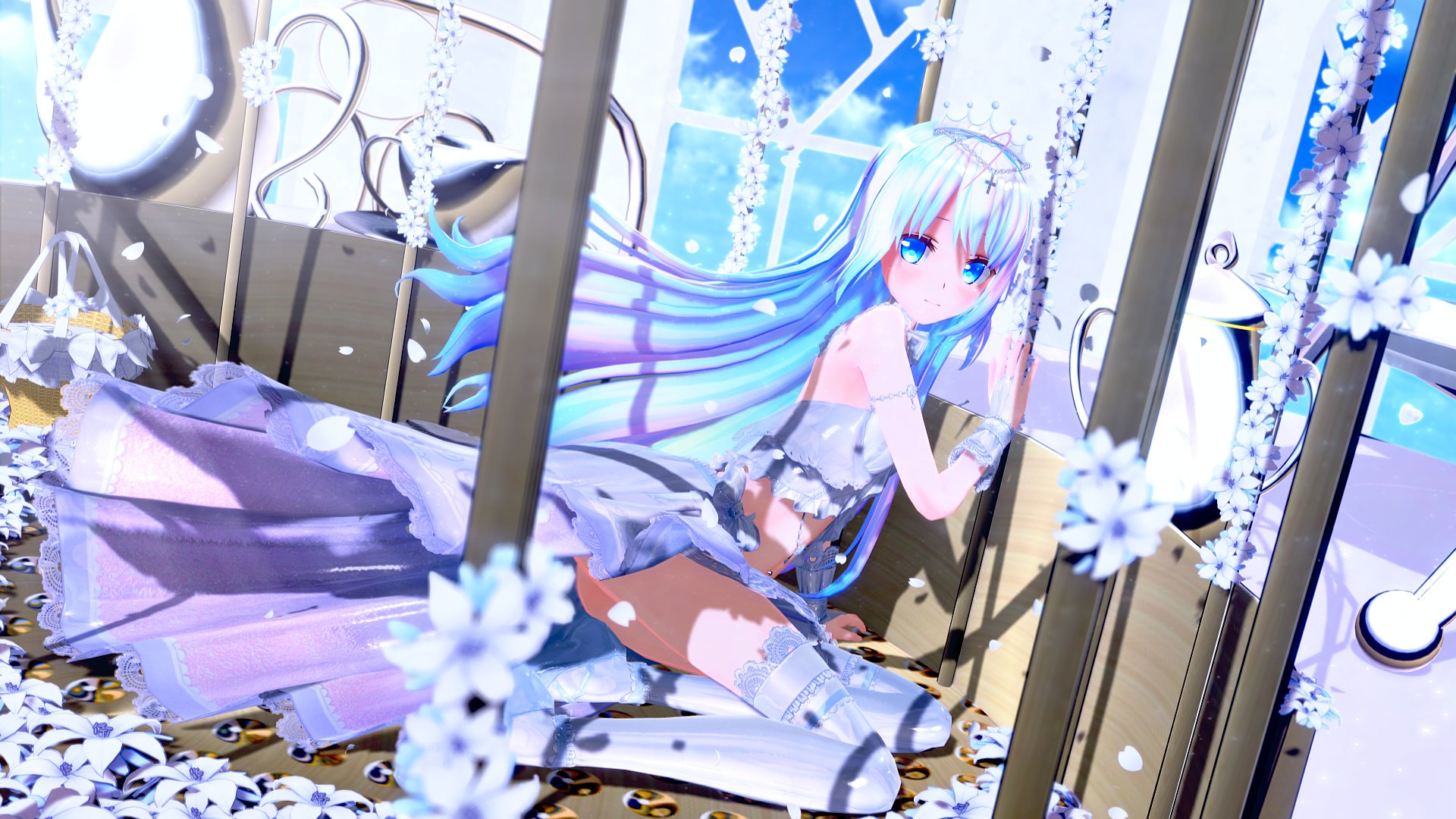 TwinkleRitsuki on Twitter: "「籠の中の鳥」 #CM3D2 #COM3D2 #カスタムメイド3D2 #カスタムオーダーメイド3D2 https://t.co ...