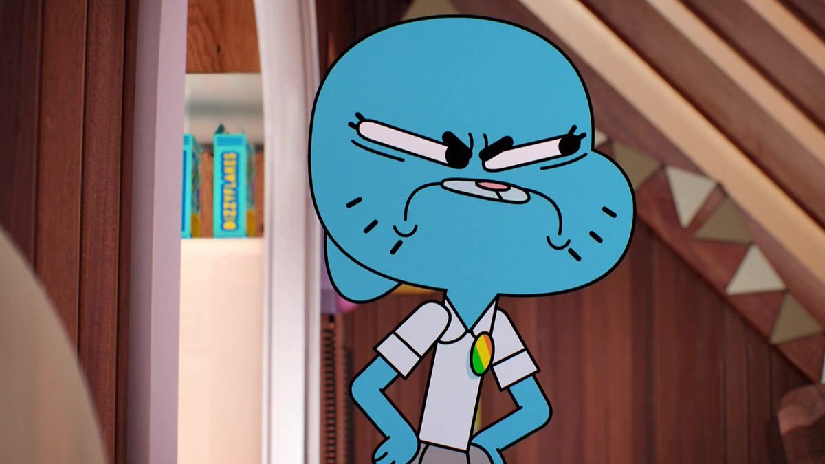 The Amazing World Of Gumball Anais Angry