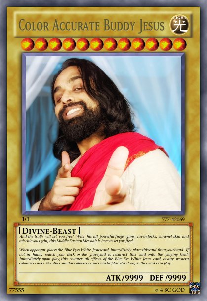 Jesus Yugioh Card