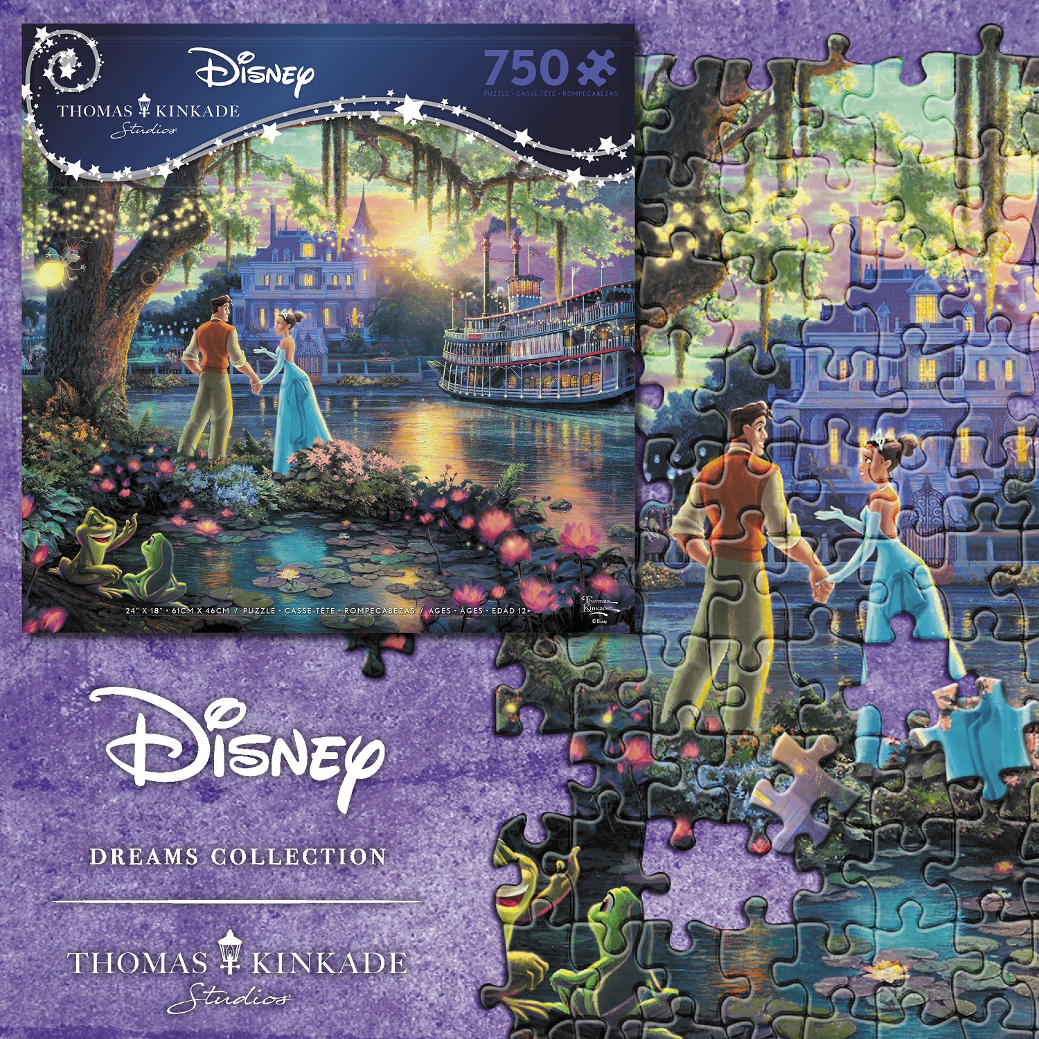 Thomas Kinkade Disney Princess And The Frog