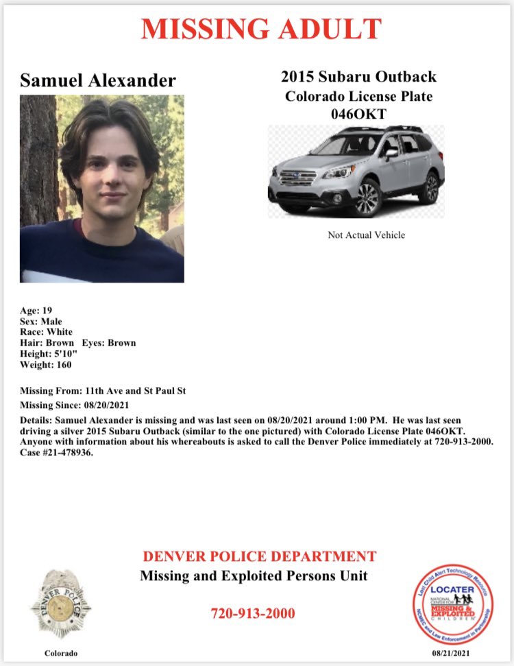 Denver Police Dept On Twitter Missingperson Plz Rt Denver Can
