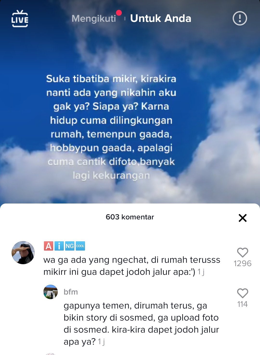 AREA JULID on Twitter: "Dis! Ada yang pernah mikir kaya gini juga ga sih? 😩 https://t.co ...