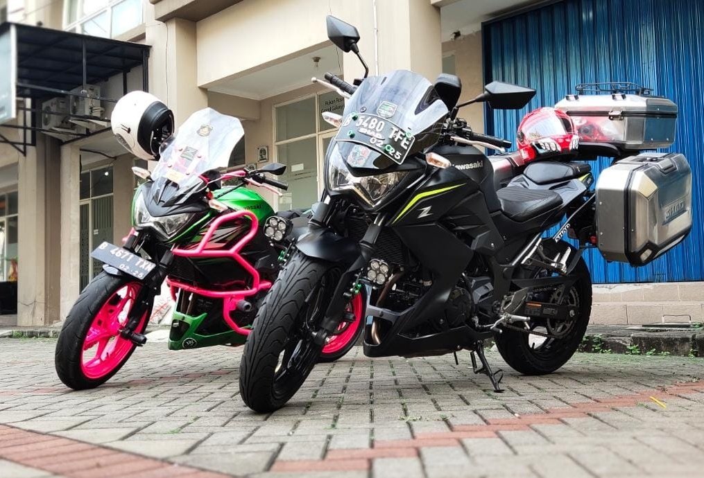 Kawasaki Z250 Modifikasi Touring