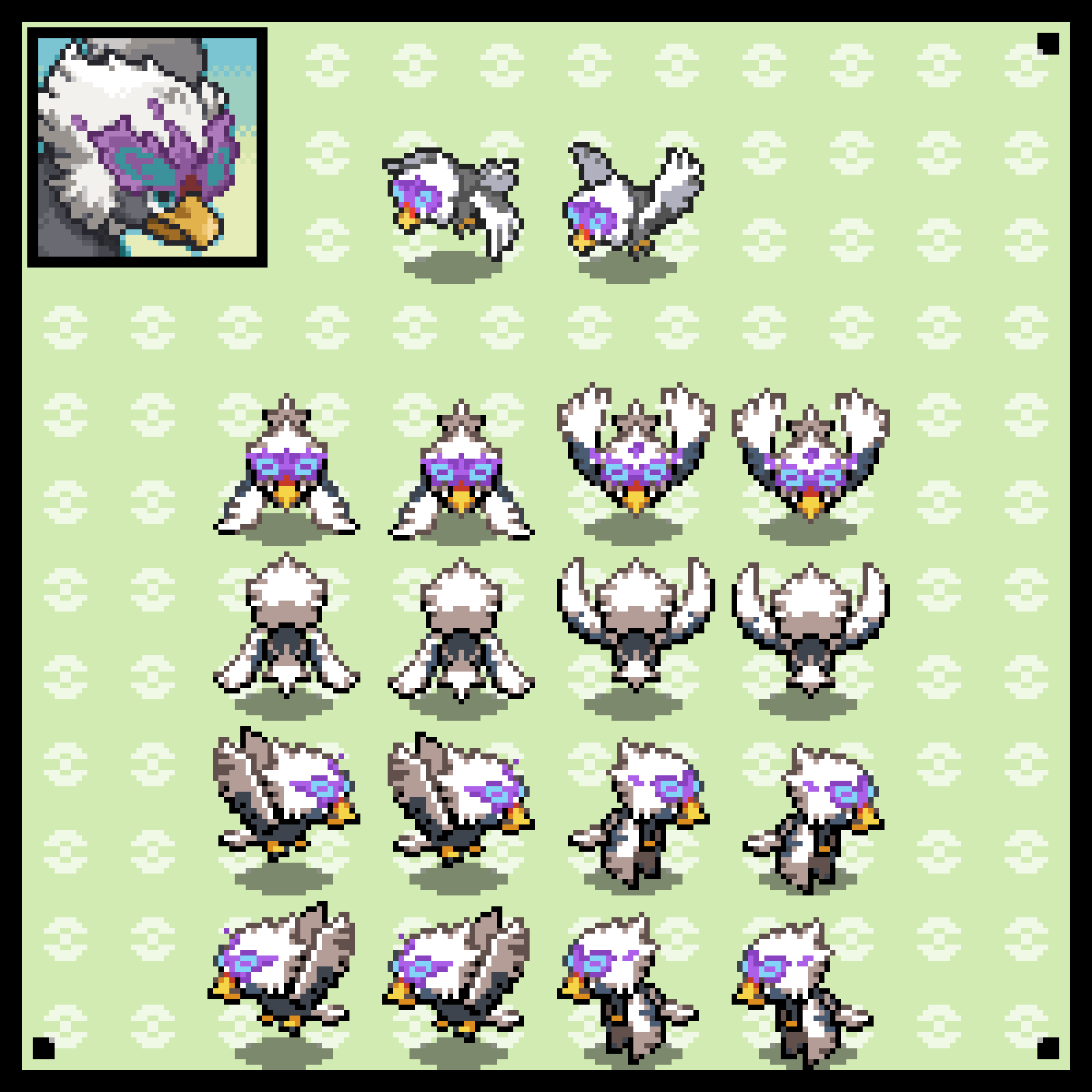 Braviary Pokemon Sprite