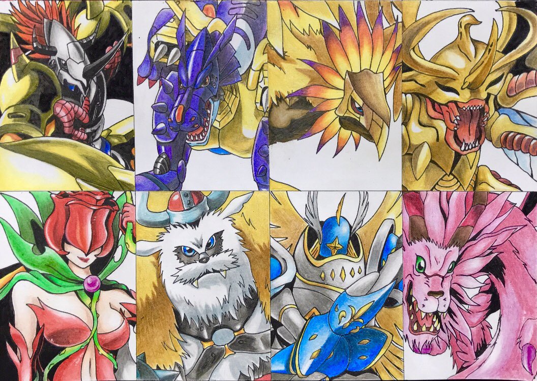 Magnadramon And Seraphimon