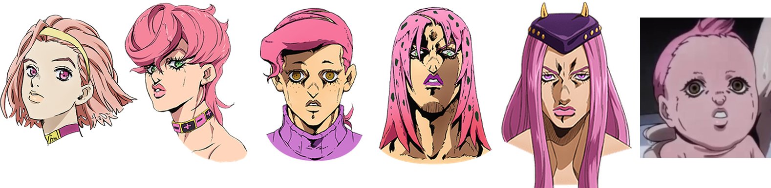 Pink Hair Characters