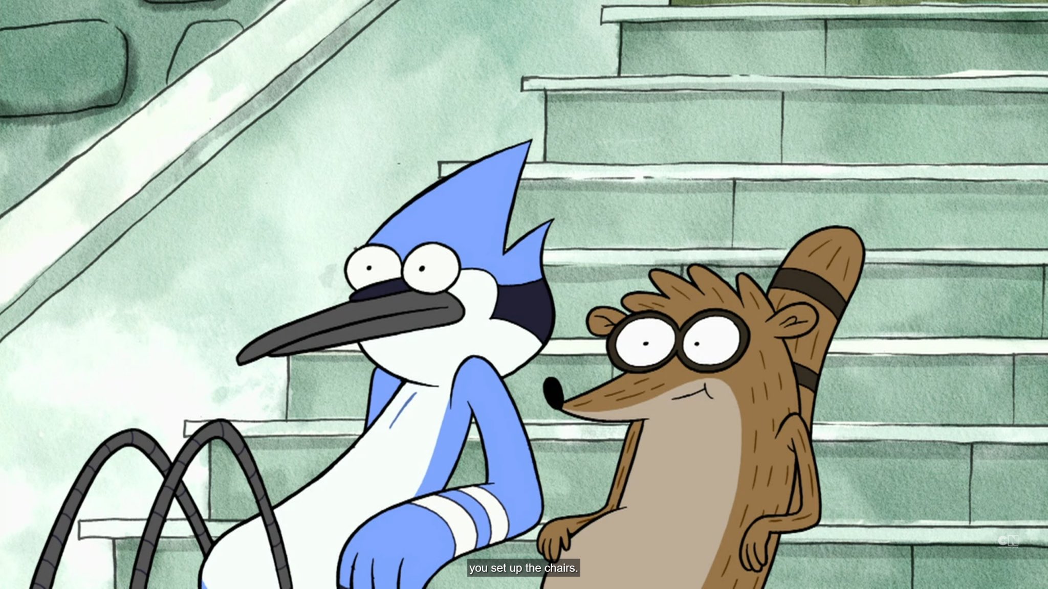 Regular Show Just Set Up The Chairs