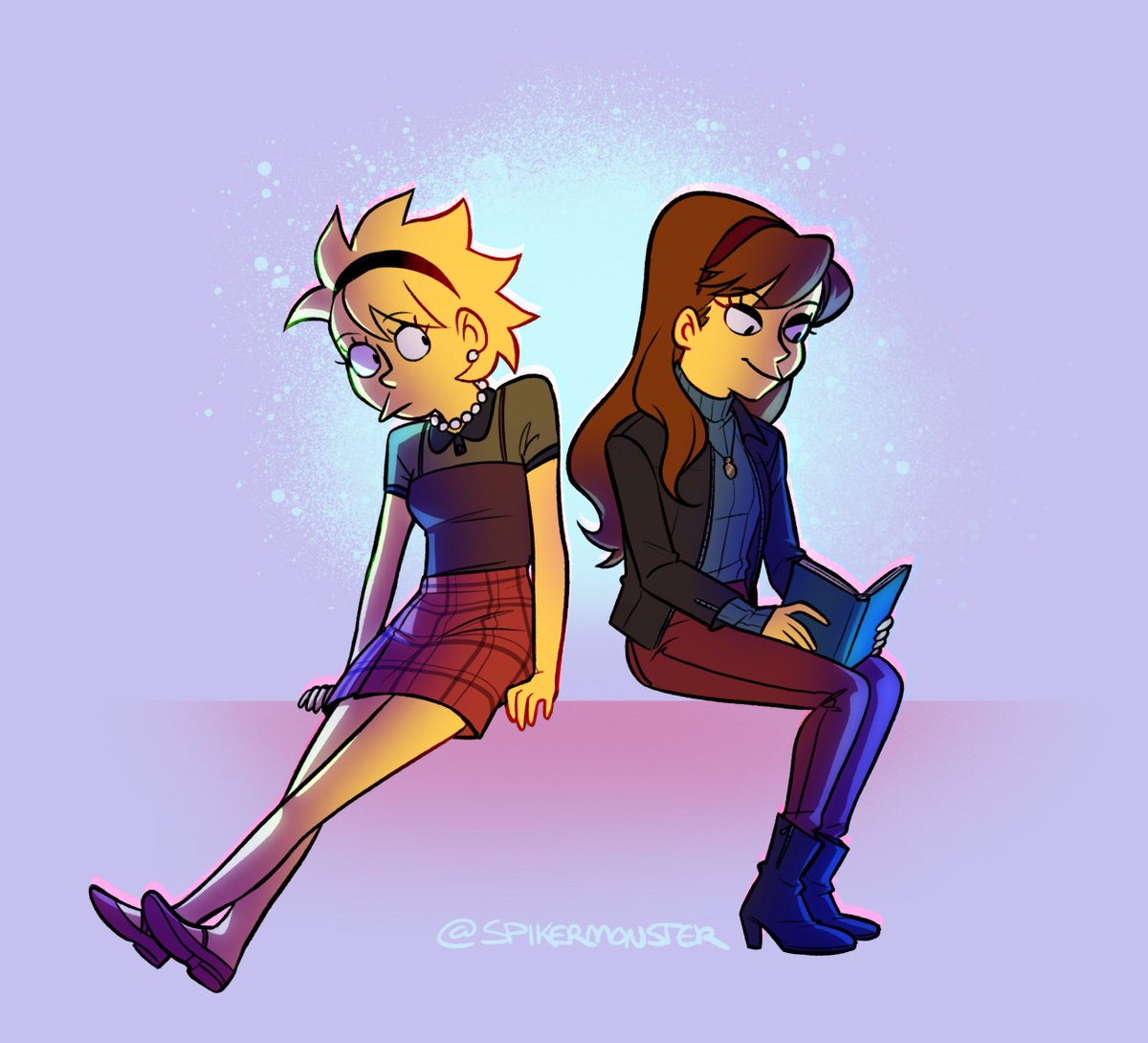 「Lisa's Rival #TheSimpsons 」|Mr. Spike R. Monster 🦇のイラスト