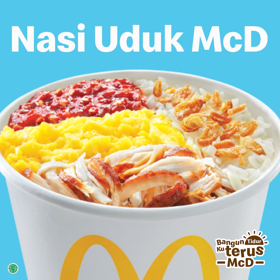 McDonald's Indonesia on Twitter: "Sarapan Nasi Uduk Ayam Suwir McD bisa jadi pilihan tepat ...