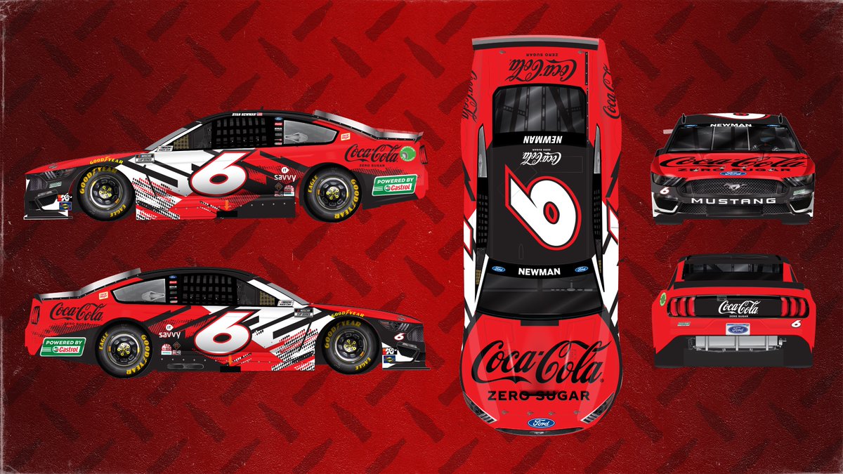 Ryan Newman with a new Coke Zero scheme for Daytona : r/NASCAR