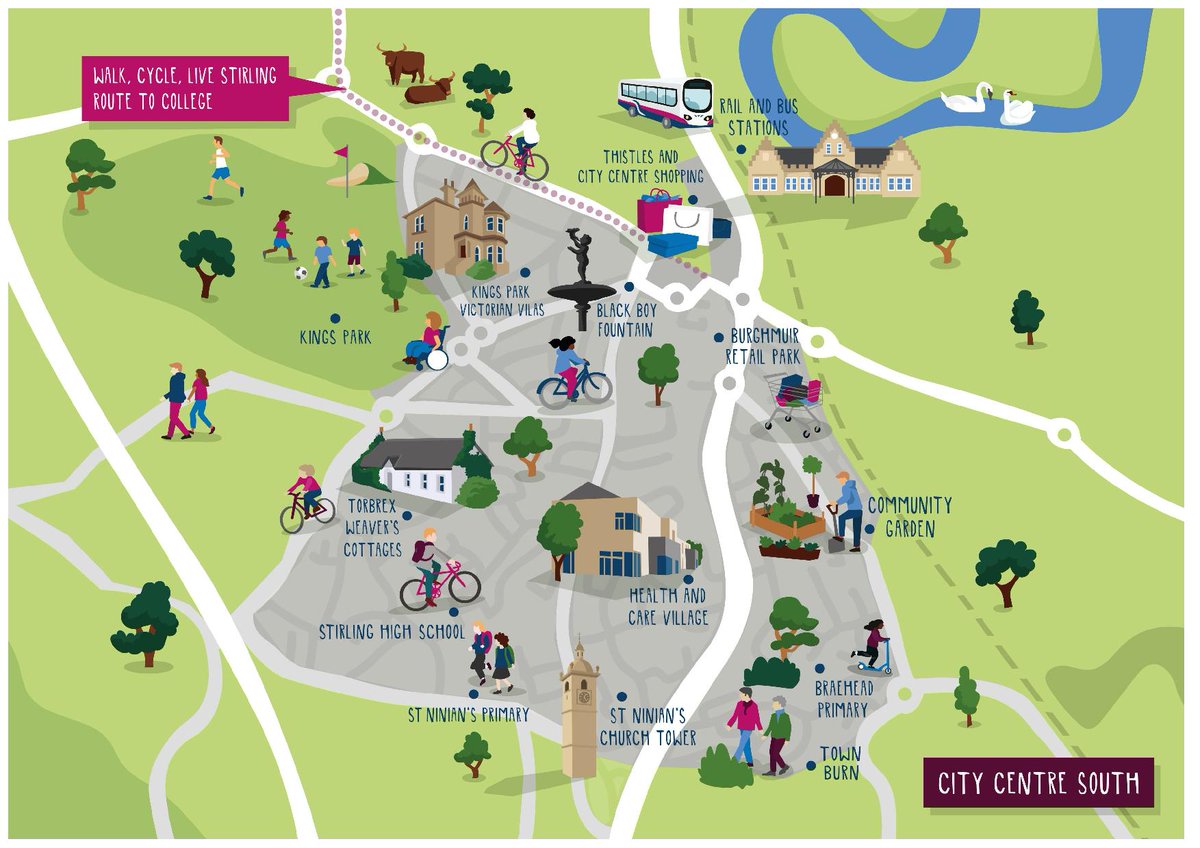 University Of Stirling Map