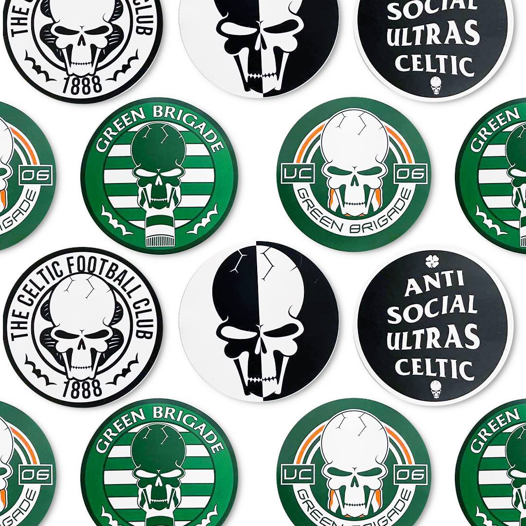 Green Brigade Logo Celtic Fans Green Brigade Set Off Editorial Stock
