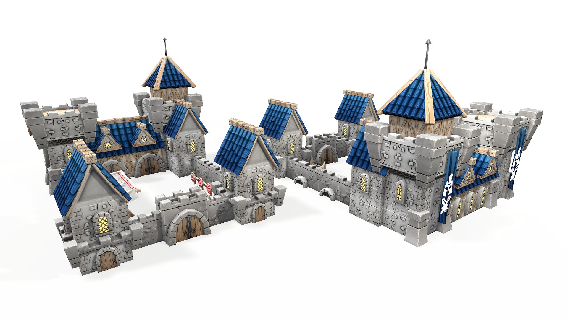 Minecraft Medieval Barracks