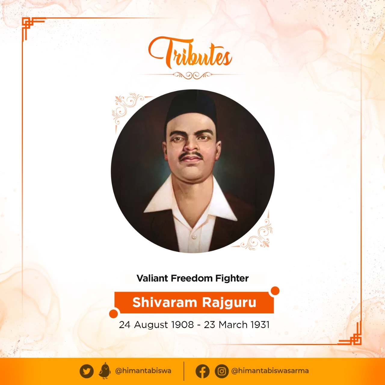 Shivaram Rajguru Freedom Fighter