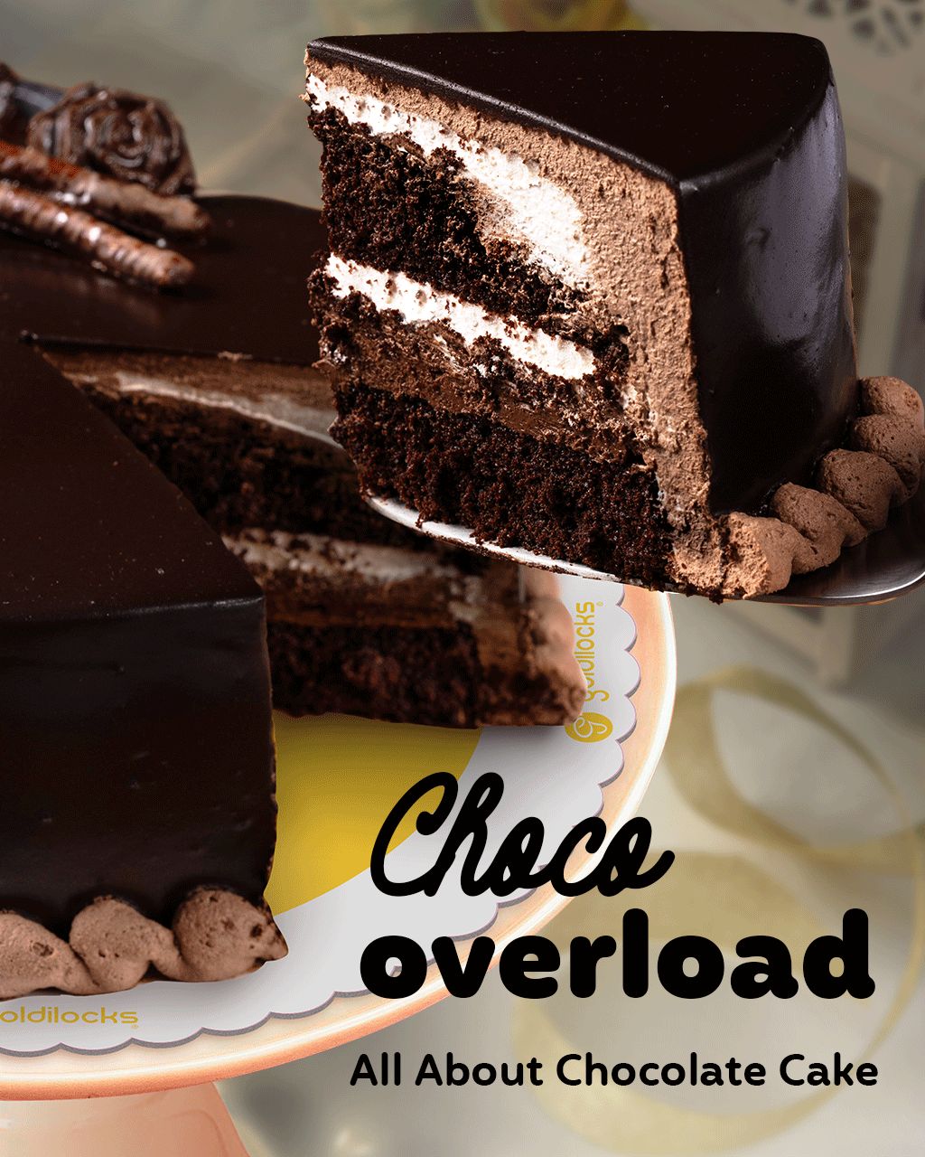 Goldilocks Chocolate Mousse Cake